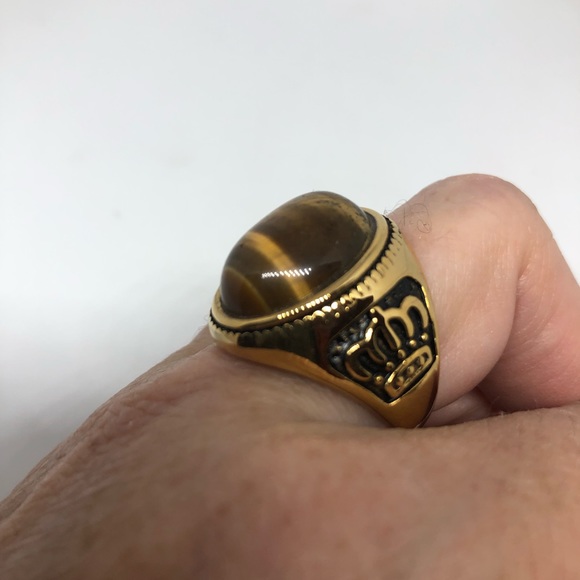 Nemesis jewelry nyc | Accessories | Vintage Golden Stainless Steel ...